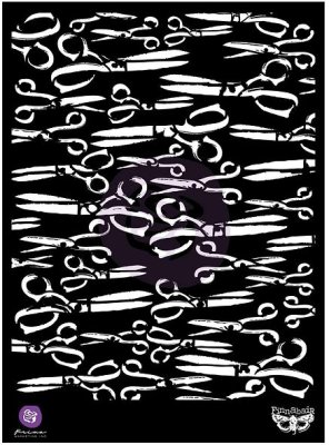 Prima Finnabair Elementals Stencil - Cut & Paste