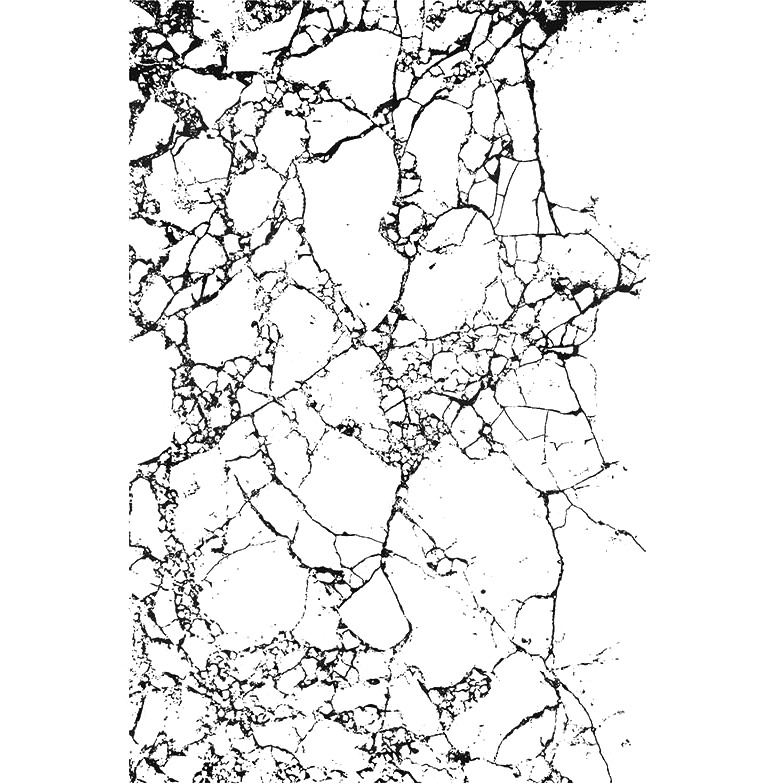Tim Holtz Stampers Anonymous Cling Stamps - Shattered with Grid Block