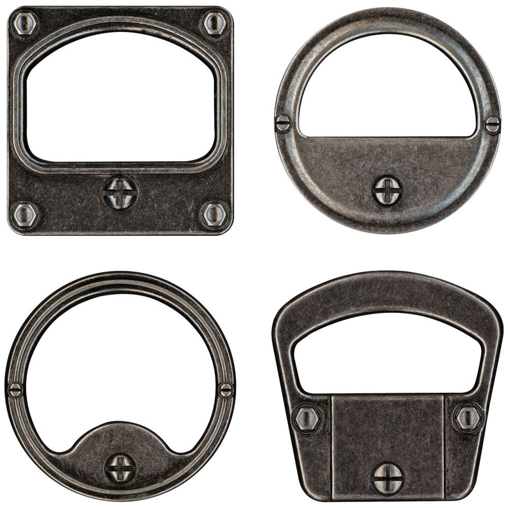 Tim Holtz Idea-Ology 2"x2" Metal Gauge Frames (4 pack)