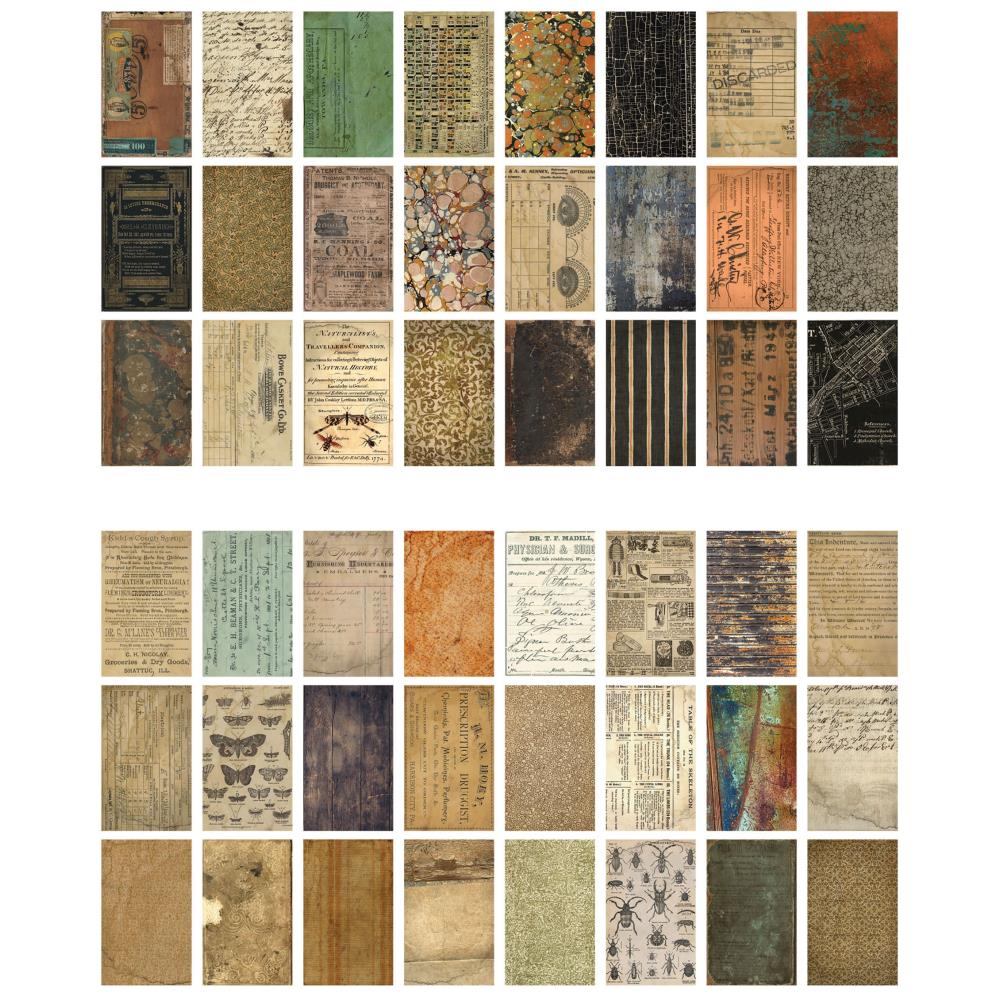 Tim Holtz Idea-Ology 6"x10" Cardstock - Backdrops (24 sheets)