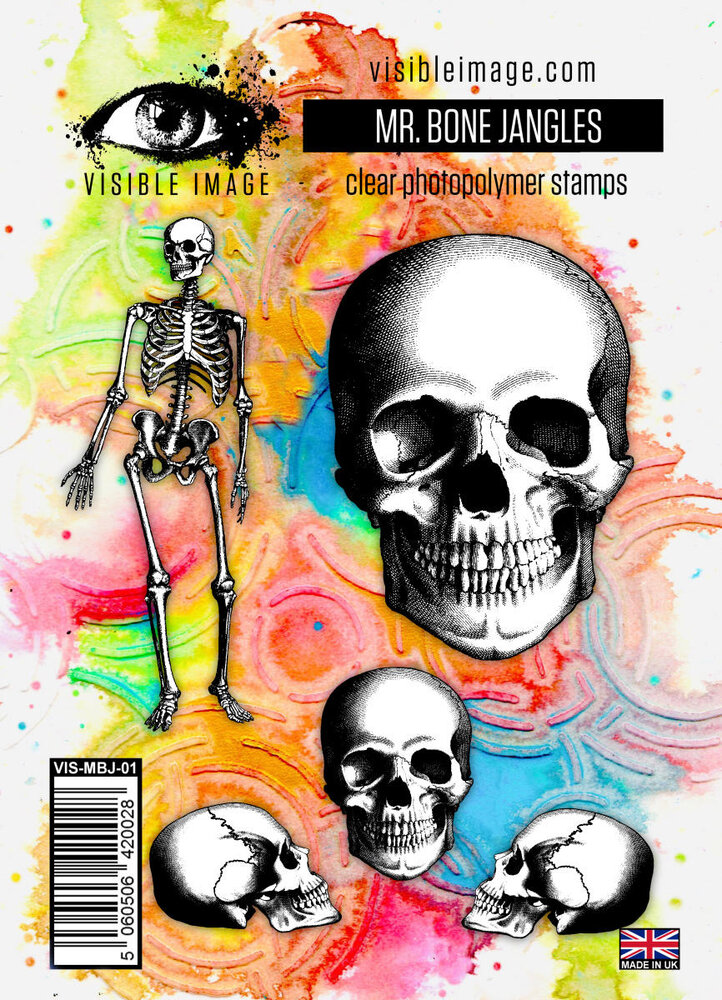 Visible Image - Mr Bone Jangles A6 Stamp Set (VIS-MBJ-01)