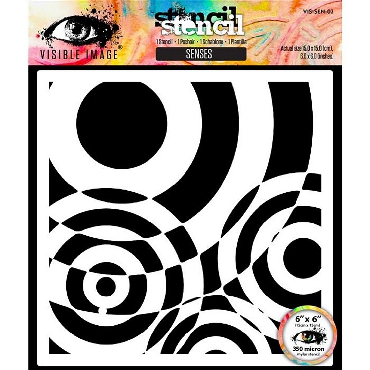 Visible Image 6”x6” Stencil - Senses